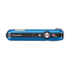 Panasonic LUMIX Waterproof Digital Camera Underwater Camcorder with Optical Image Stabilizer, Time Lapse, Torch Light and 220MB Built-In Memory – DMC-TS30A (Blue)