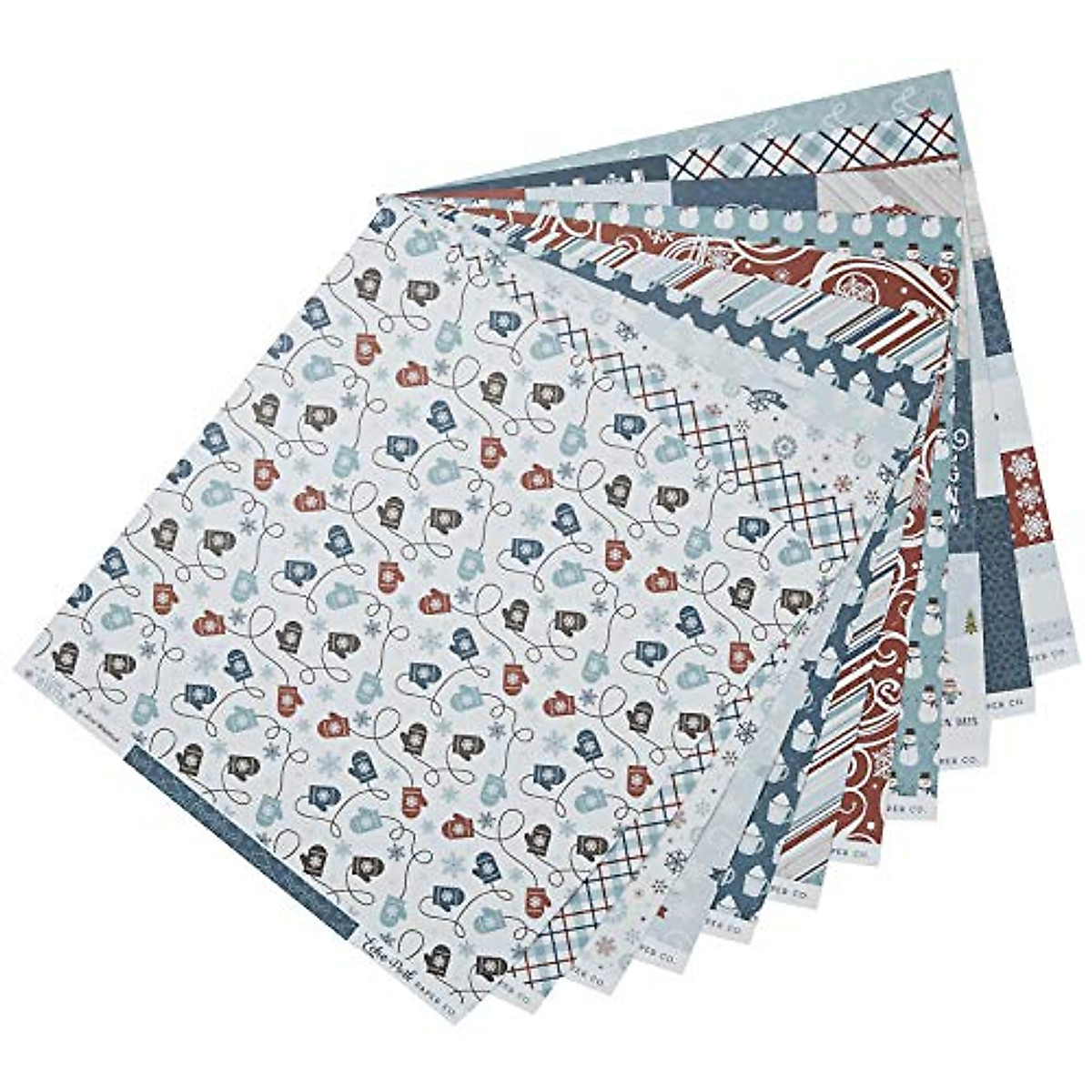 Echo Park Paper Company Love Winter Collection Kit 12-x-12-Inch