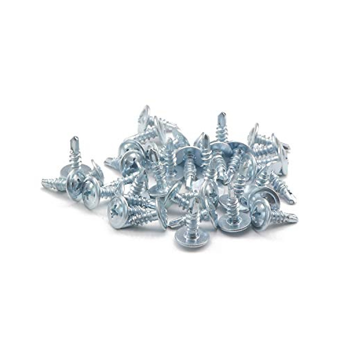 IMScrews 50pcs #7 x 1/2" Self Drilling Truss Head Screws Standard Thread Wood Work MDF Zinc
