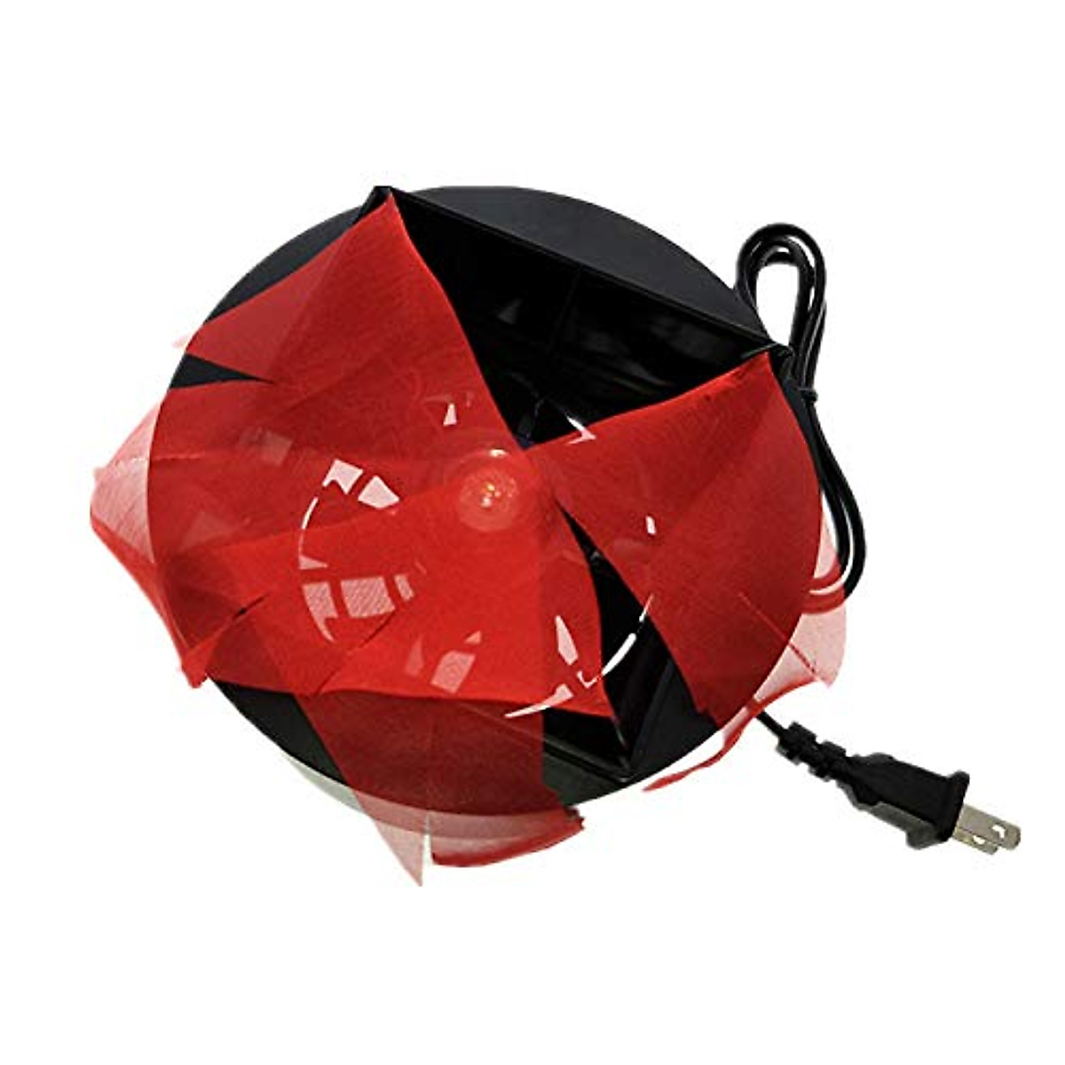 Homonic Led Fake Flame Lamp Mini 3D Flickering Fire Flame Light Electronic Night Light Prop Simulated Flame Lamp Realistic Silk Flame Effect for Christmas Indoor Campfire Party Decoration, US Plug