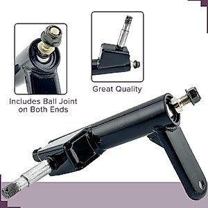 AlveyTech Left Spindle Steering Knuckle for the Coleman KT196 Go-Karts - Replacement Durable Off-Road 4-Wheeler Quad Parts, 196cc 6.5 Hp Gas Powered Go-Kart Vehicle Suspension Accessories, DIY Install