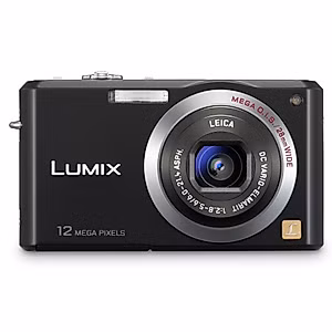 Panasonic Lumix FX100K 12.2MP Digital Camera with 3.6x Wide Angle MEGA Optical Image Stabilized Zoom (Black)