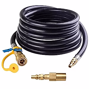 SHINESTAR 12FT RV Quick Connect Propane Hose Kit, Fit for Coleman Roadtrip LX, LXX, LXE