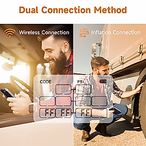GUTA Trailer Tire Pressure Monitoring System, Trailer TPMS with 6 Sensors, 6 Alert Modes, Signal Booster, Power Saving Display, Long Sensing Distance, for 3 Trailers (T1/T2/T3), for RV, Trailer