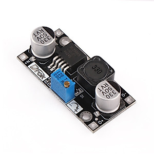 DROK DC Buck Converter Adjustable, DC Voltage Regulator Adjustable 4.5-40V to 1.25-37V (36V 24V 12V 9V 5V 3V) Variable Voltage Stabilizer Power Supply Volt Reducer Step Down Transformer