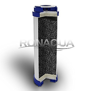 Ronaqua 6 Granular Activated Carbon Water Filter Cartridges Well-Matched with WFPFC9001, AP117, GAC-10, FXUTC, D-20A, GAC1