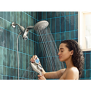 Moen IN208C2SRN Aromatherapy Combination Handshower and Rainshower with INLY Shower Capsules, Spot Resist Brushed Nickel