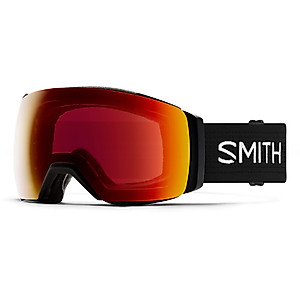 SMITH Optics I/O MAG XL Unisex Snow Winter Goggle - Black, Chromapop Sun Red Mirror