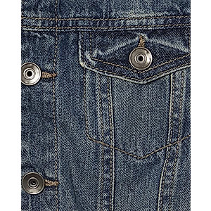 The Children's Place Boys' Denim Jacket, Streamwash, XL (14)
