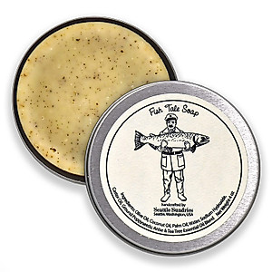 Seattle Sundries | Anise & Tea Tree Soap for Men & Women - 1 (4oz) Natural Odor Fighting Hand Made Bar Soap in a Reusable Travel Tin - Fly Fishing Gift for Men