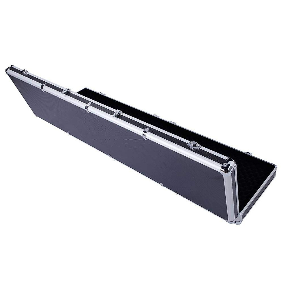 FRITHJILL Gun Case,Aluminum New Framed Locking Gun Pistol Hand Gun Lock Box Hard Storage Carry Case,Black