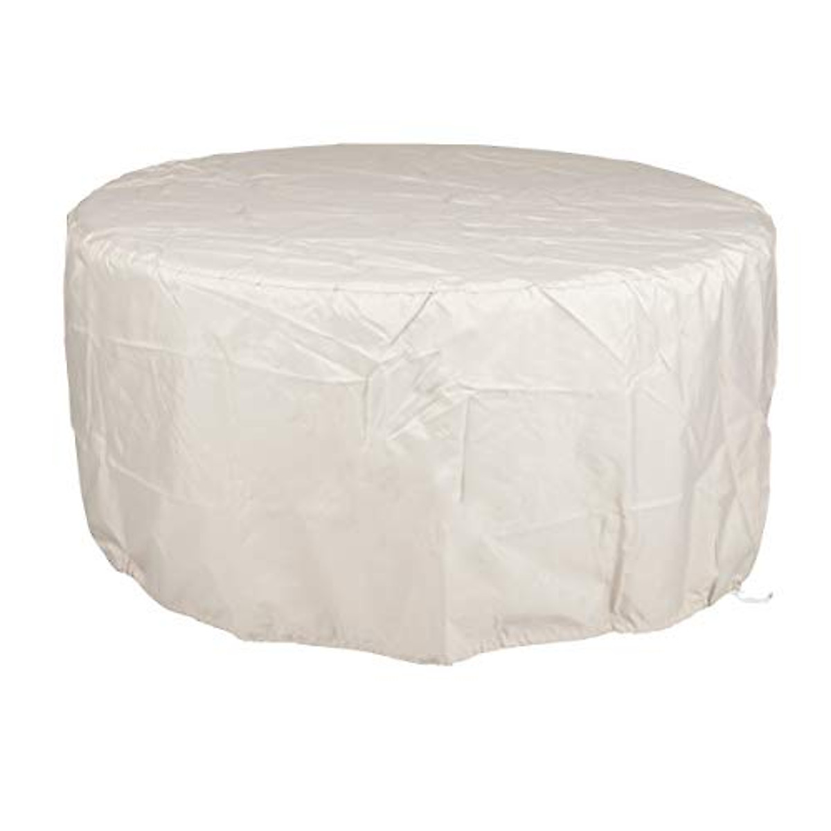 Fire Sense 62410 Longpoint Round Aluminum LPG Fire Pit Table Attractive Mocha Finish - Antique Bronze