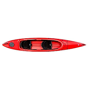 Wilderness Systems Pamlico 145 | Sit Inside Recreational Kayak | Tandem Kayak | 14' 6" | Red