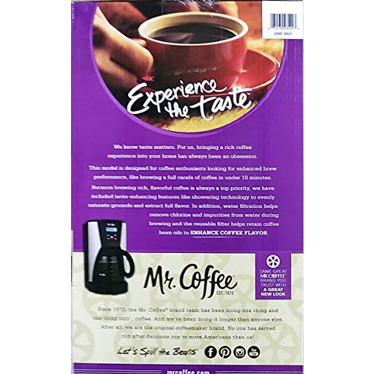 Mr. Coffee 12-Cup Programmable Coffee Maker