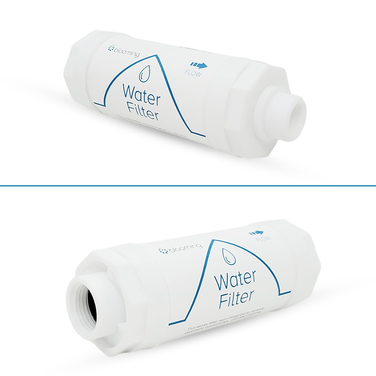 Blooming NB-1360E Bidet Toilet Seat, Warm Water with Stainless Steel Nozzle, Warm Air Dryer, Heated Toilet Seat, Sittable Lid, Nightlight, Fits Elongated Toilets, White (Elongated)