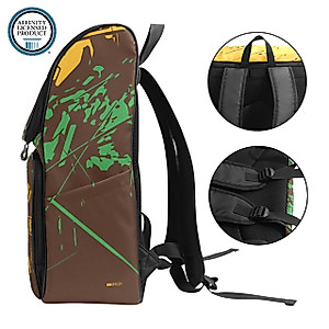 BBGreek Iota Phi Theta Fraternity Paraphernalia - Greek Letters - Casual College Travel Backpack for Men, Book Bag for School - Officially Licensed