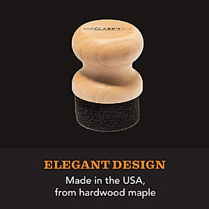 CLARK'S Food Grade Mineral Oil & Wax Applicator for Round Wood Cutting Board, Butcher Blocks, Bamboo, and Utensils – USA Maple Construction