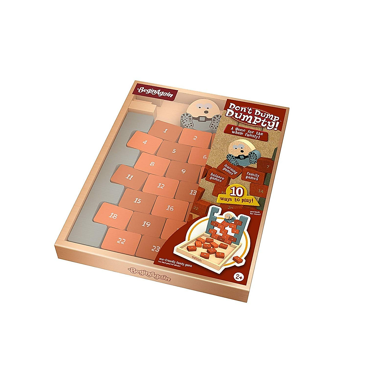 BeginAgain Don't Dump Dumpty - Educational Spatial Awareness Number Learning Game - Kids 2 and Up