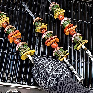 Charcoal Companion Ultimate Barbecue Pit Mitt Glove - For Grill or Oven - Measures 13" Long - CC5102.