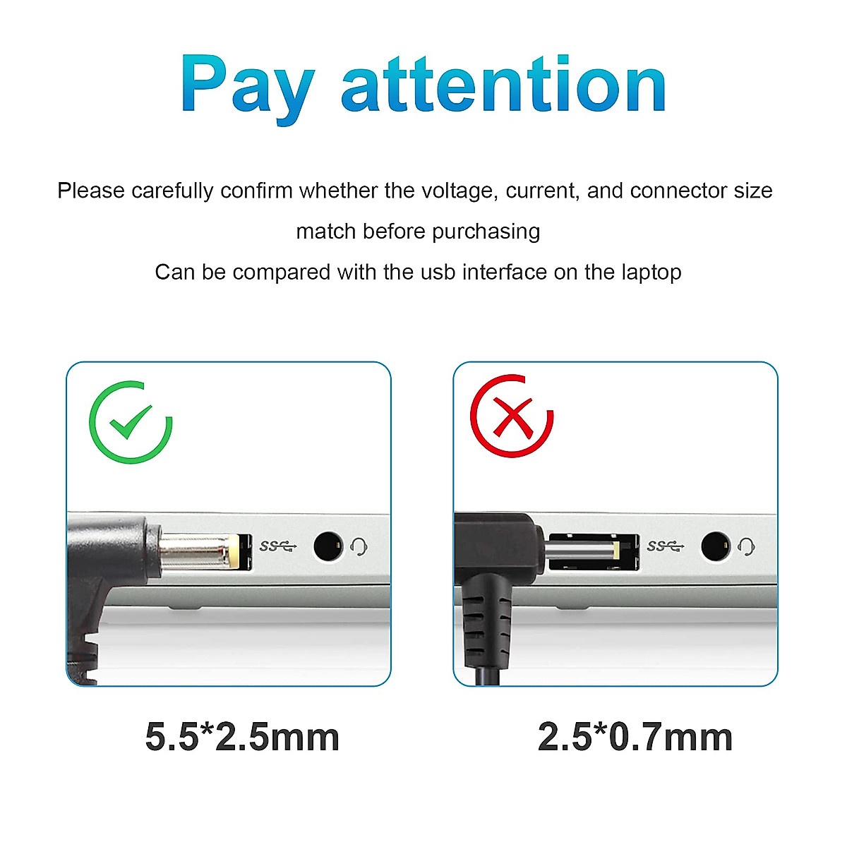 Laptop Charger Adapter Power Supply Cable for ASUS A53E A55 K50IJ K52F K56CA K55A X53U K53E U56E X53E X54H X5D X55A X55C X75A X50IJ X401A X502 X502X X502CA X551C X551CA X551M Q400A Q501LA Q502 Cord