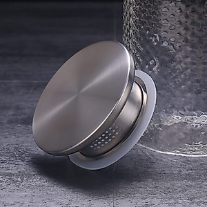 Operitacx Water Bottle Accessories Water Pitcher Replaceable Lids Stainless Steel Pitcher Lids Pitcher Glass Lids Covers Glass Jug Cover Stoppers for Water Jug Glass Pitcher () Lemonade Pitcher