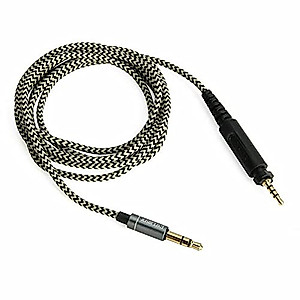 Audio Nylon Headphone Cable Replacement for Shure SRH840 SRH940 SRH440 SRH750DJ Accessory Part