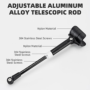 ROCKBROS Bike Fenders Adjustable Bicycle Fenders for 26"/27.5"/29" Mountain Bike Universal Rear Mud Guards for MTB