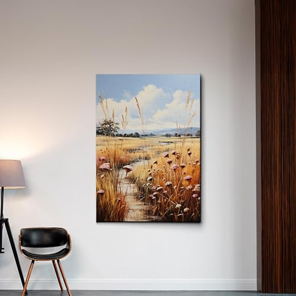 Samsung Frame TV Art Wildflower Field, Flower Meadow, Vintage print, print print, Wall Art, Art Print