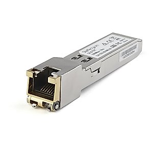 StarTech.com Dell EMC SFP-1G-T Compatible SFP Module - 1000BASE-T - SFP to RJ45 Cat6/Cat5e - 1GE Gigabit Ethernet SFP - RJ-45 100m - (SFP1GTEMCST)
