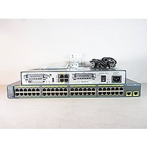 Cisco Systems CCENT CCNA CCNP CCIE Lab Kit WS-C2960-48TT-L Switch 1841 Router