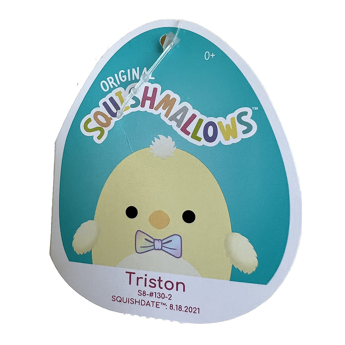 Squishmallows Official Kellytoy 8 Inch Soft Plush (Triston The Chick) - 08.2021