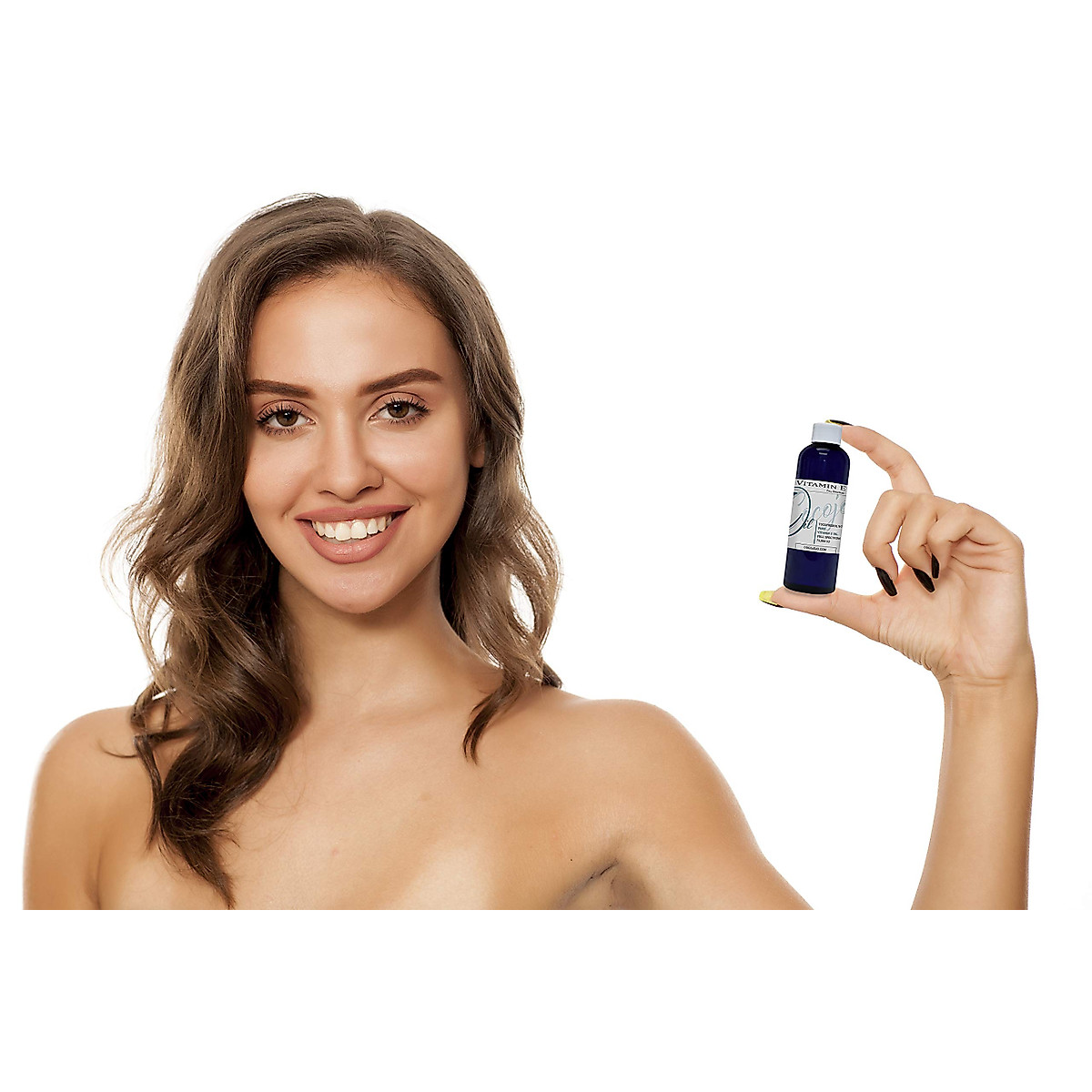 cocojojo Vitamin E Oil for Skin, Organic Vitamin E Oil for Hair, Face, Liquid Vitamin E, Vitamin E Body Oil, 100% Pure Natural Cold Pressed Unrefined, Moisturizes & Nourishes, Non GMO - 2 Oz