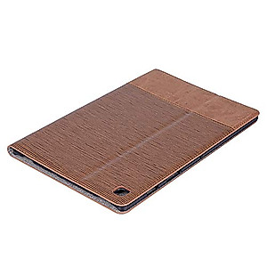 Galaxy Tab S6 Lite Case with Card Slot,elecfan Smart Stand Cover Luxury usiness Cover Protective Case with Card Slot Sleeve for Samsung Galaxy Tab S6 Lite 10.4 inch P610 P615 (Light Brown)