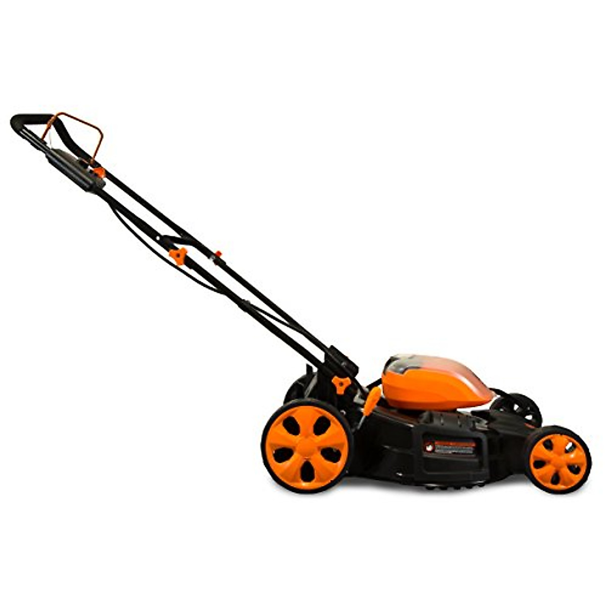 WEN 40441 40V Max Lithium Ion Cordless Lawnmower, 21-Inch Deck