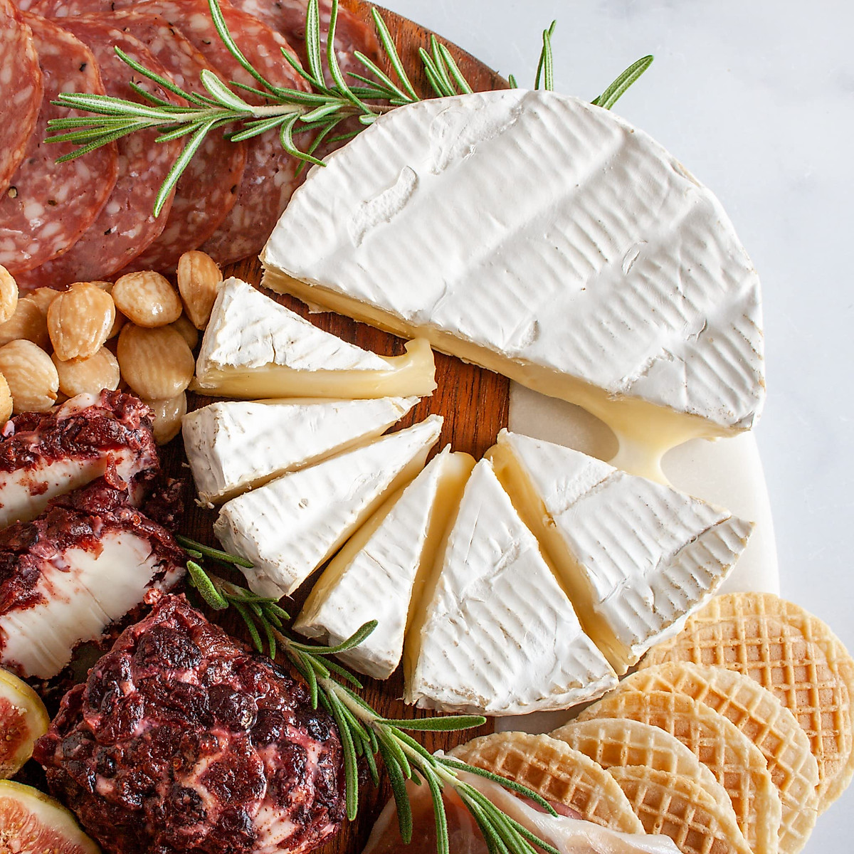 igourmet Snacking Classics Gift Box (2.5 lbs of Deliciousness) - Cheddar Cheese, Creamy French Camembert, Mouthwatering Cranberry Chevre with Cinnamon, Snack Mix, Meats, Crackers, And Cookies