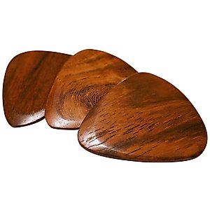US Blues P3-TWRS Tone Woods Indian Rosewood Guitar Picks Brown Medium