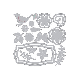 Sizzix Spring Things Dies, One Size, Multicolor