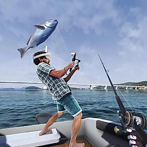 VR Games Accessories for Oculus Quest 2 Golf Club and Fishing Rod Bundle