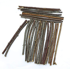 TKOnline 100Pcs 10cm 0.1-0.2 Inch in Diameter Wood Log Sticks for DIY Crafts Photo Props Craft Sticks,Wood Crafts,Sticks inch,Wood Sticks,Wood Craft Sticks,Photo Stick,Photo Props,Wood logs