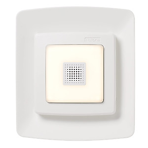 Broan-NuTone Nested Bluetooth Speaker Quick Install Bathroom Exhaust Fan Grille/Cover w/LED Light, White