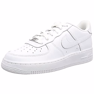 Nike Boy's Air Force 1 LE (Big Kid) White/White 4.5 Big Kid M