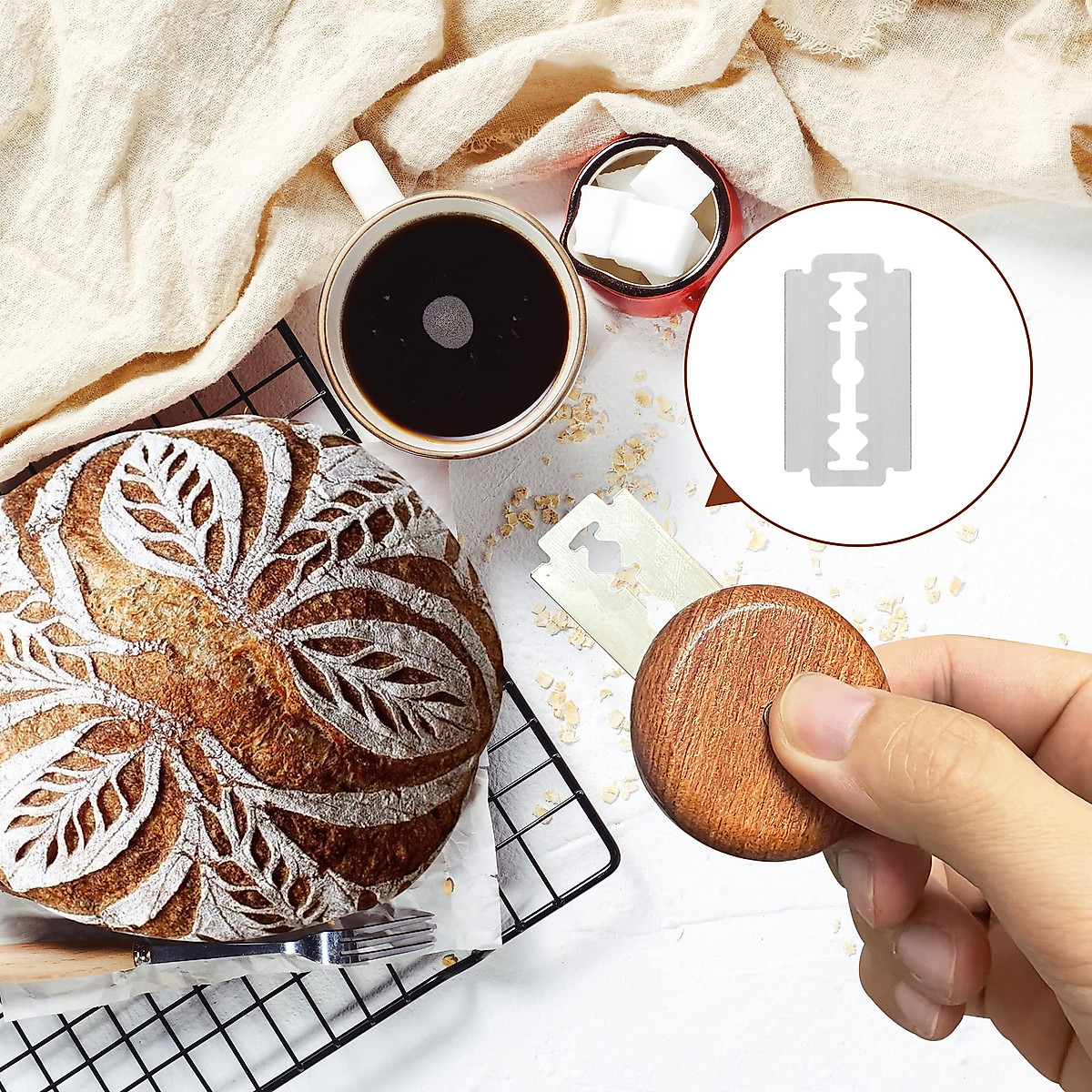 crayBG Bread Lame Blades, Bread Lame Blades Refill, Bread Scoring Blade Refill