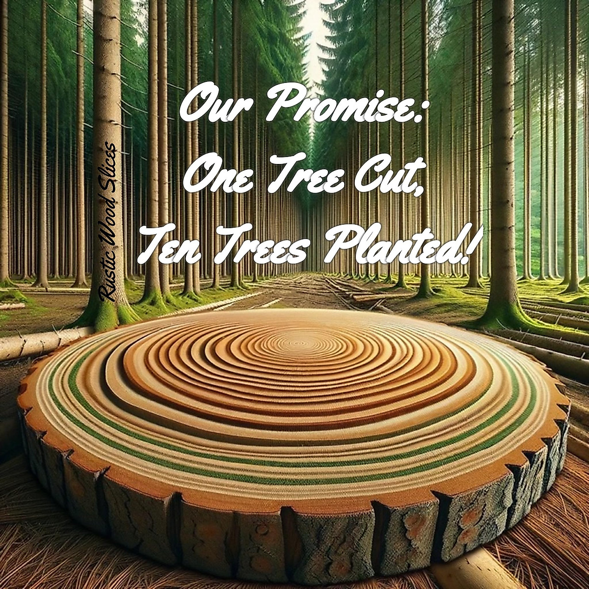 Set of (10) 8-9 inch Wood Slices for centerpieces! Wood Slice centerpieces, Wood Rounds, Tree Slices (8 inch)