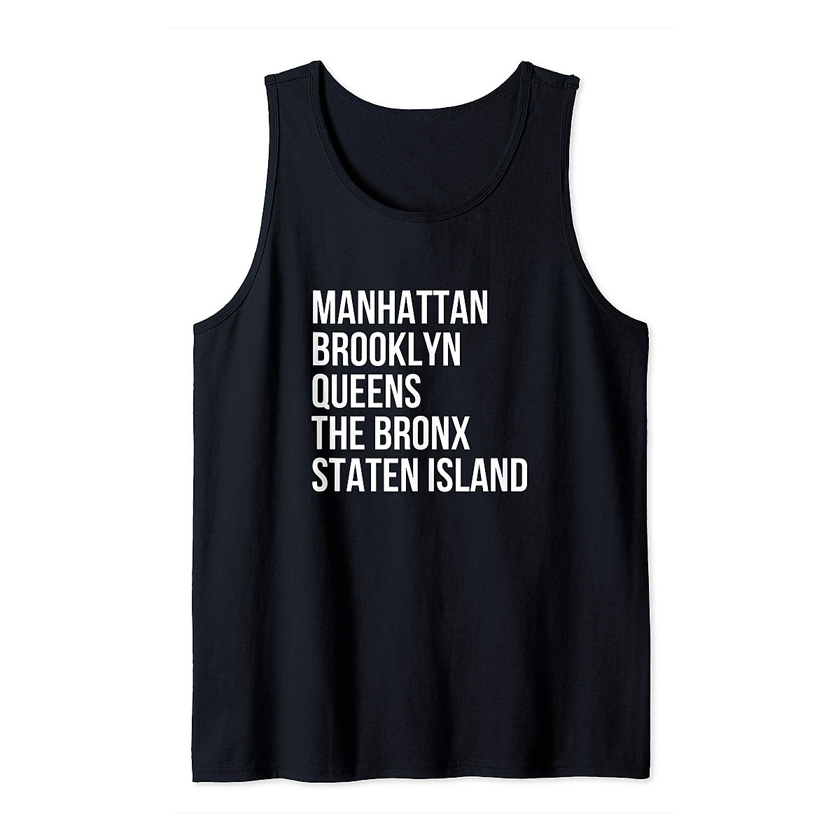 Manhattan, Brooklyn, New York City Five Boroughs NYC Tank Top