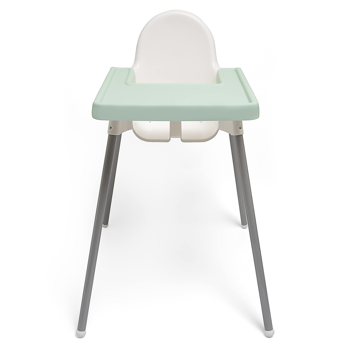 Silicone Full Cover Placemat for IKEA Antilop High Chair, BPA Free, Dishwasher Safe, ezpz Baby Led Weaning Plate, Baby Finger Food