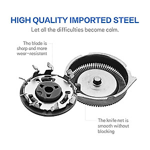 3 Pack SH30 Replacement Heads for Philips Norelco Shaver Series 3000, 2000, 1000 and S738 with Durable Sharp Blade, Comfortcut SH30 Shaving Heads, Razor Blades for S1560, SH30 Philips Head