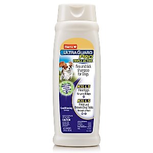 Hartz UltraGuard Pro Triple Action Flea & Tick Shampoo for Dogs, Conditioning Formula, 18oz Bottle
