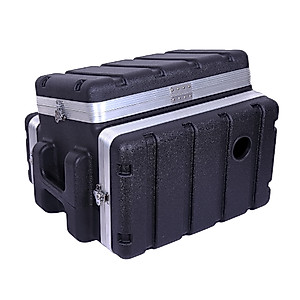 Crossrock Console Rack case 7U Slant top 2U Front and 6U Rear(CRC7U2U6U), Console-7U/2U/6U