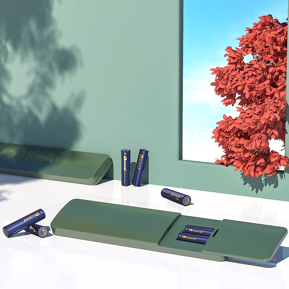 BONAI 1.5V AAA Alkaline Batteries Long-Lasting Triple A Battery High-Performance Leak-Proof 10-Year Shelf Life (40 Count)