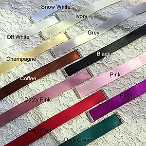 Lauthen.S Rhinestone Sash Belt for Wedding Bride/Baby Shower Dress,Dark Green